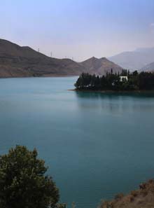 Lake of latian dam | tishineh tourism